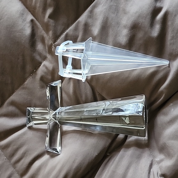 Other | Lead Crystal Cross With Stand | Poshmark